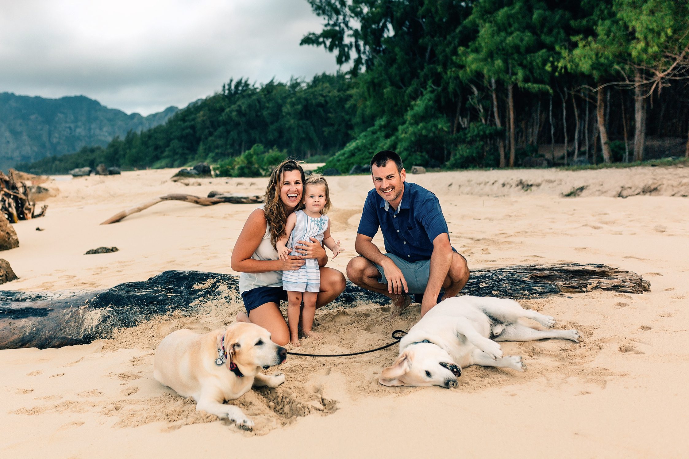 2018 Holiday Mini Session at Bellows Beach, Oahu | Hawaii Family ...