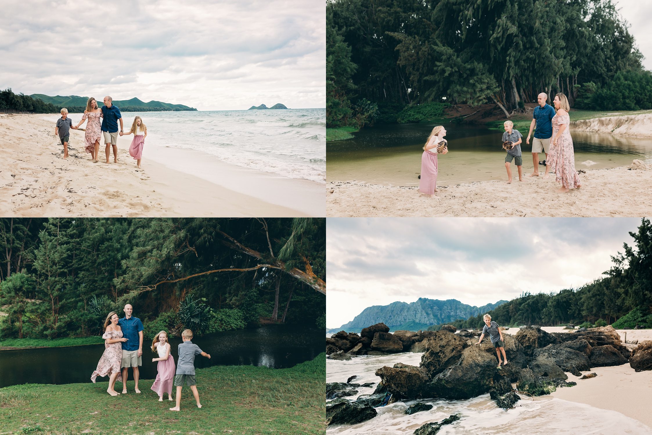 2018 Holiday Mini Session at Bellows Beach, Oahu | Hawaii Family ...