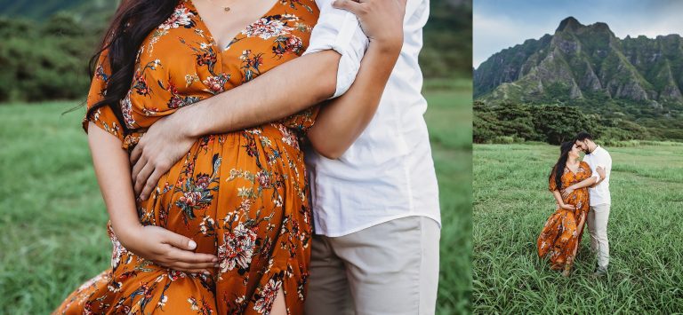 Edgar + Chan Maternity and Surprise Proposal Session at Kualoa Regional Park| Honolulu ...