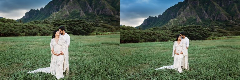 Edgar + Chan Maternity and Surprise Proposal Session at Kualoa Regional Park| Honolulu ...