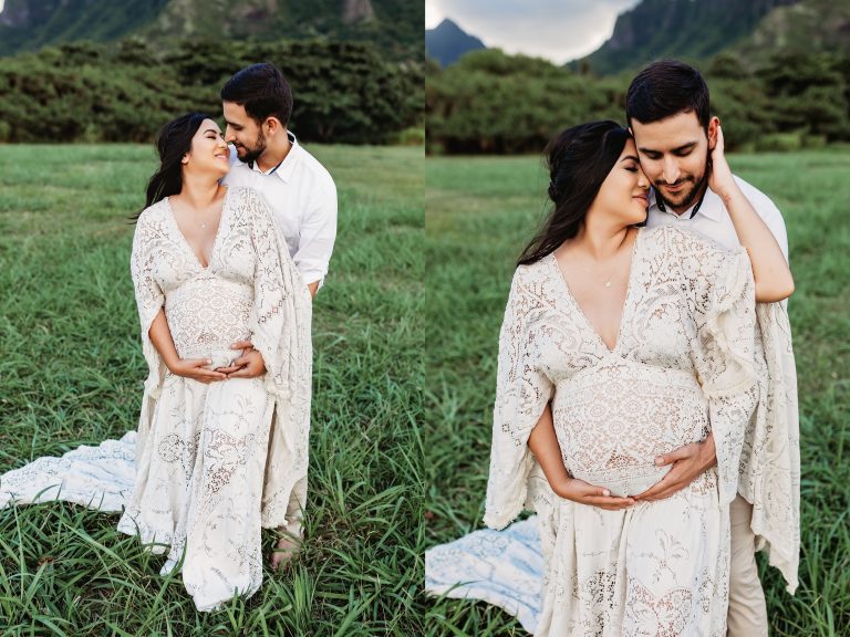 Edgar + Chan Maternity and Surprise Proposal Session at Kualoa Regional Park| Honolulu ...