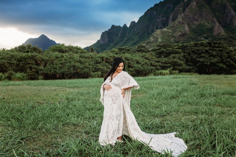 Edgar + Chan Maternity and Surprise Proposal Session at Kualoa Regional ...