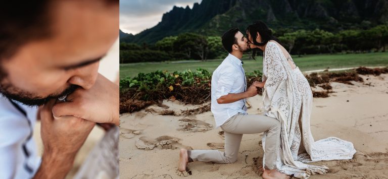 Edgar + Chan Maternity and Surprise Proposal Session at Kualoa Regional Park| Honolulu ...